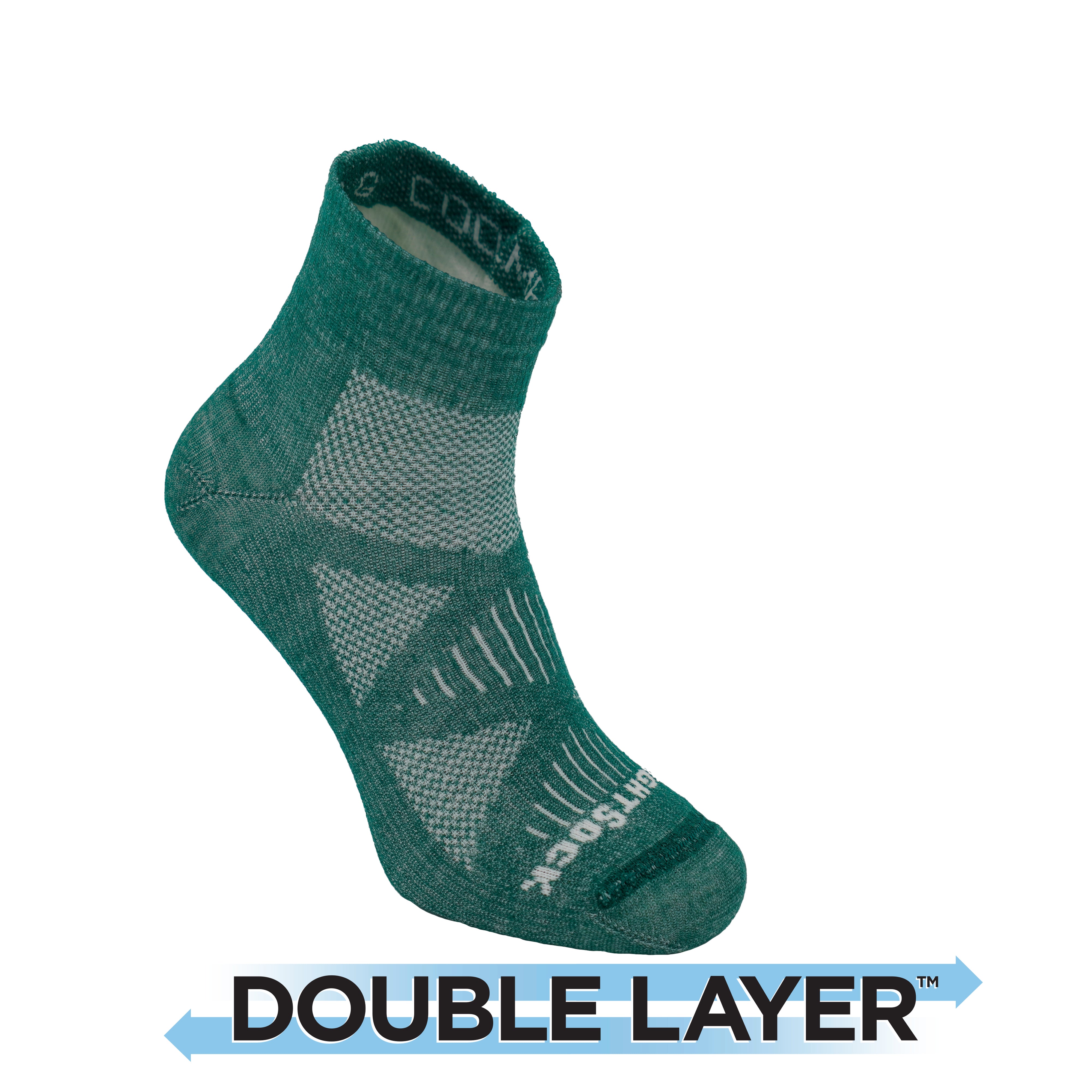 CoolMesh II Cushion - Quarter Length - Anti Blister System – Wrightsock